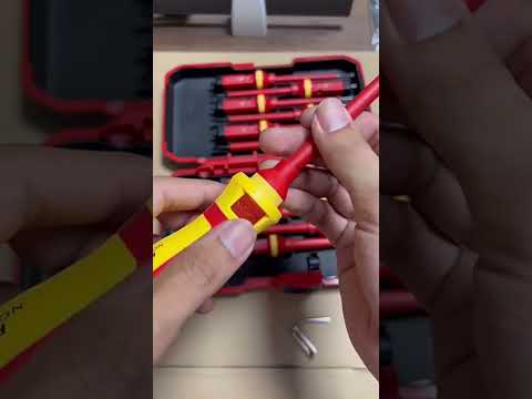 1000V Insulated Screwdriver 13pcs All-in-One Premium Professional CR-V Magnetic Phillips Screwdriver