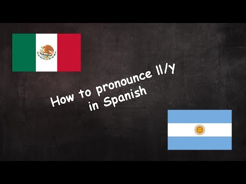 Pronunciation of Spanish ll and y