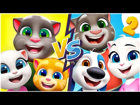 My Talking Tom Friends VS My Talking Tom Friends 2 2025 Gameplay