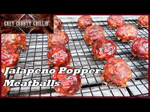 Can You Combine A Jalapeno Popper With A Meatball? | Traeger Select Elite | Smoked Meatballs