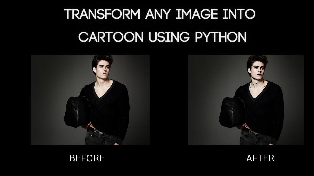 Transform any image into Cartoon using Python