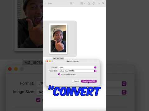 The easiest way to convert an HEIC photo to JPEG. #techtips #google