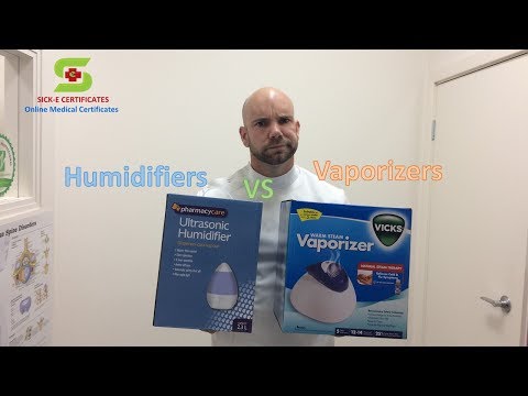 Humidifiers vs Vaporizers