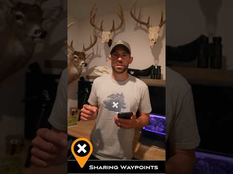 Sharing waypoints with the OnX Hunt app. #onxhunt