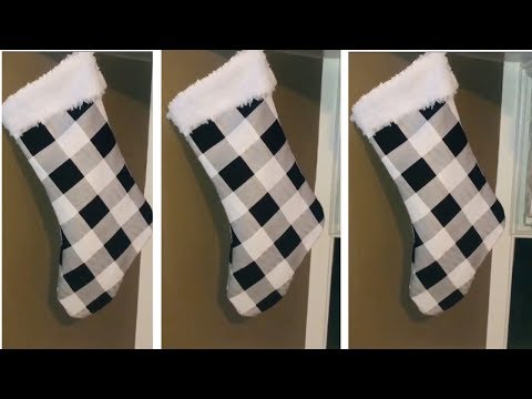 Simple & Inexpensive Christmas Stocking DIY