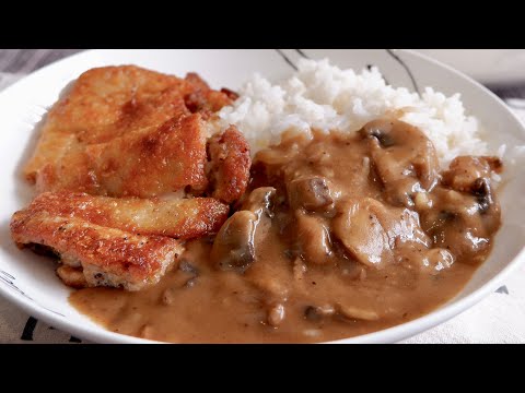 Tastes Like KFC? 2-Way Chicken & Mushroom Rice Recipe to Try! 肯德基风味鸡肉蘑菇饭 Air Fried Chicken & Gravy