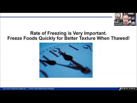 Food Preservation @ Home: Freezing