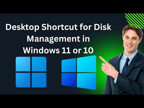How to Create a Desktop Shortcut for Disk Management in Windows 11 or 10 | GearUpWindows Tutorial