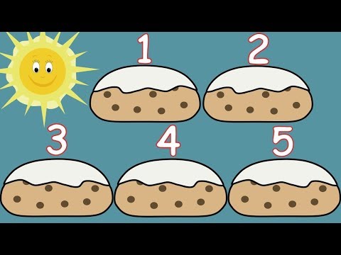 Five Currant Buns in a Baker's Shop! Nursery Rhyme for babies and toddlers from Sing and Learn!