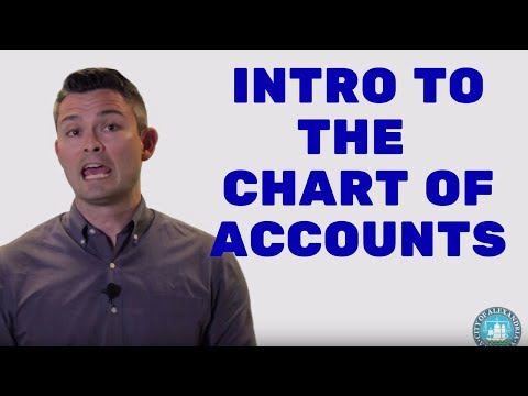 Intro to the Chart of Accounts - CHART OF ACCOUNTS