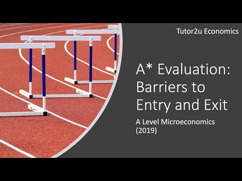 A* Evaluation: Barriers to Entry I A Level and IB Economics