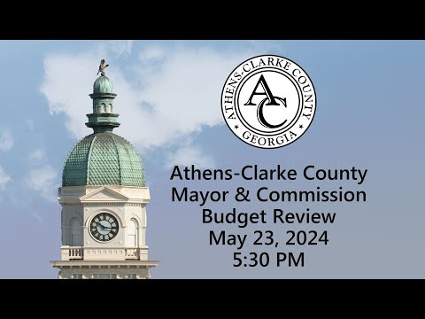 05-23-2024 Mayor & Commission Budget Review