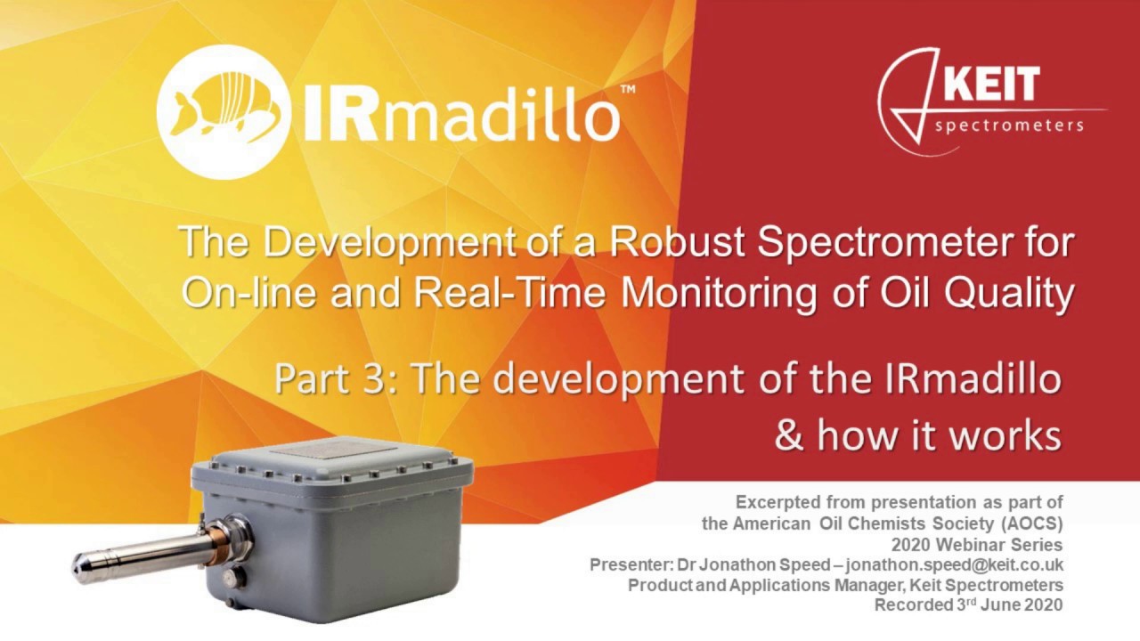 Part 3: The Development of IRmadilo & how it works - Keit AOCS Webinar 3 June 2020