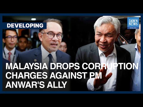 Malaysia Drops Corruption Charges Against PM Anwar's Ally | Developing | Dawn News English