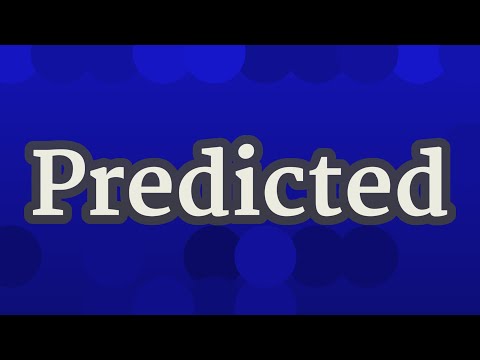 PREDICTED pronunciation • How to pronounce PREDICTED