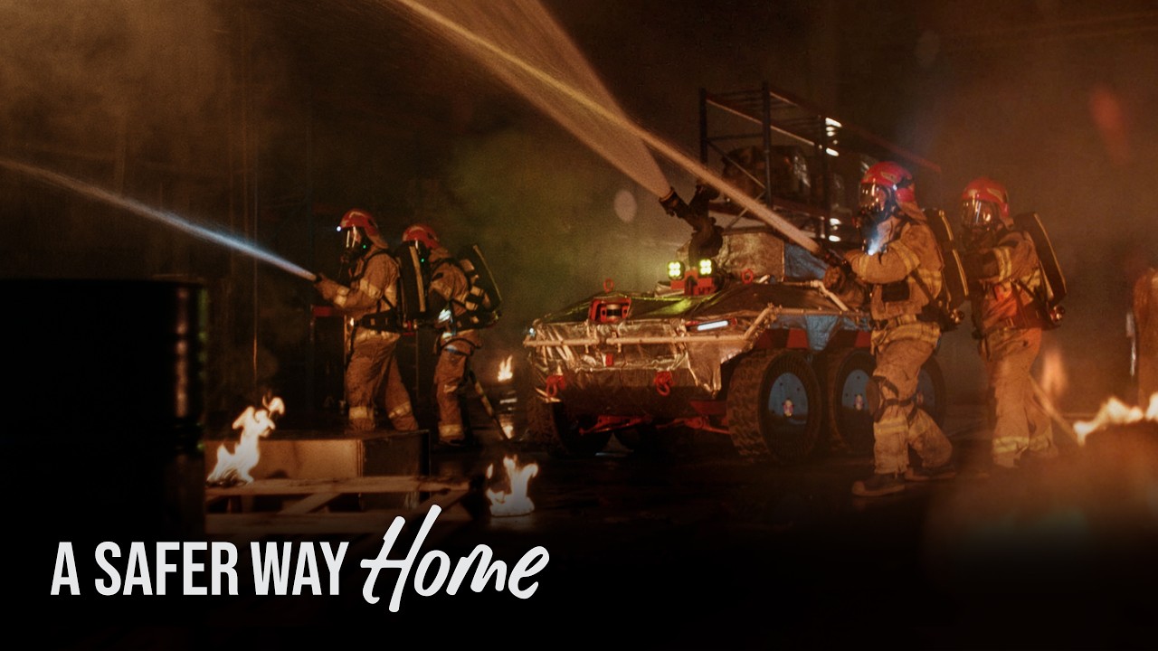 A Safer Way Home: Every one of us must return home safely | HMG's Unmanned Firefighting Robot