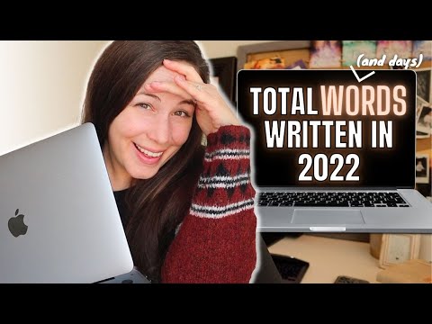 how many words/days did I write in 2022?