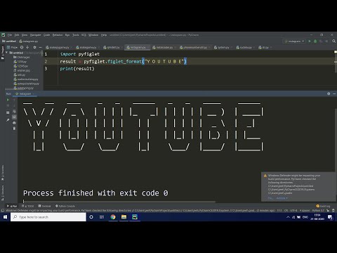 ASCII art in Python Just 3 line of code