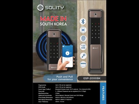 Solity GSP 2000BK Operation Video