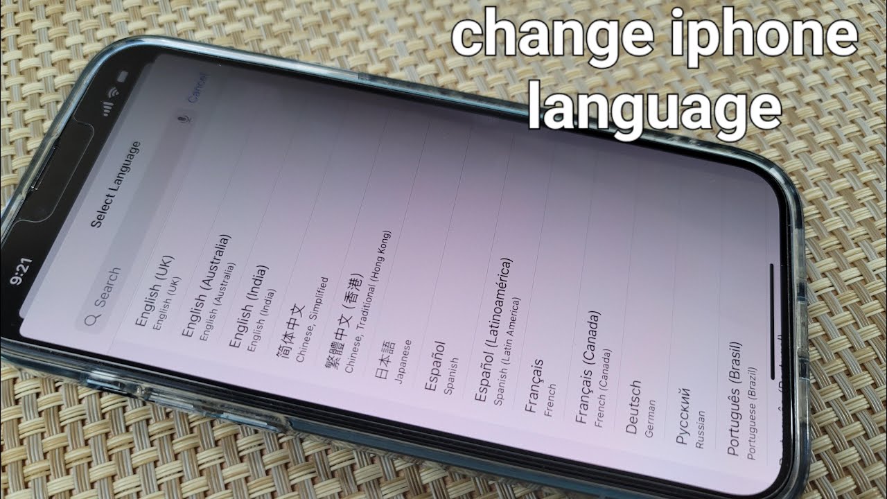 How to change your Apple iPhone language from Chinese to English or any other language iOS17 15 14