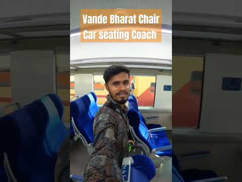 Vande Bharat Chair car seating coach ।। #shorts #minivlog #railway #train