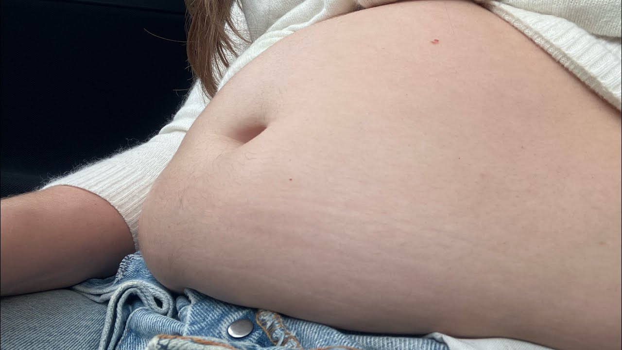 Bloated and burping, car quickie 