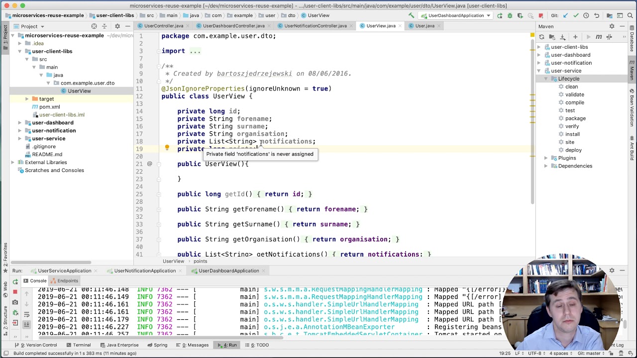 Microservices - Sharing Domain Objects