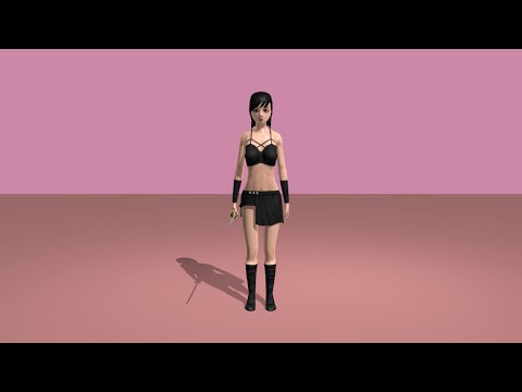 3D Model Anime Girl