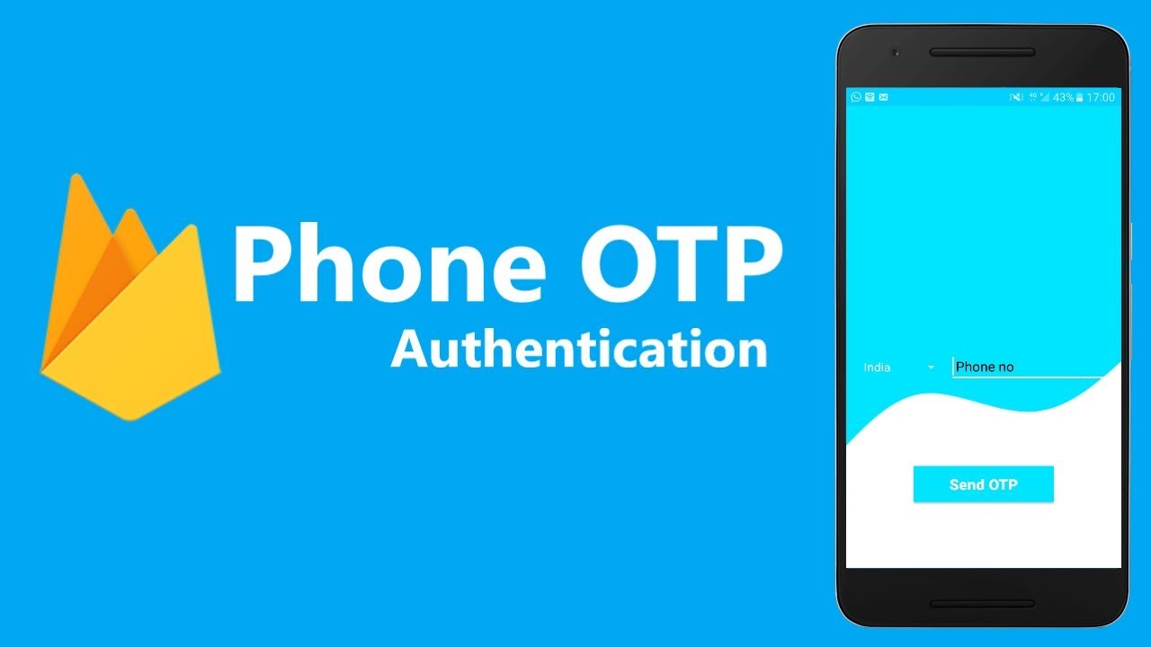 Firebase phone authentication android studio tutorial | android studio phone otp verification
