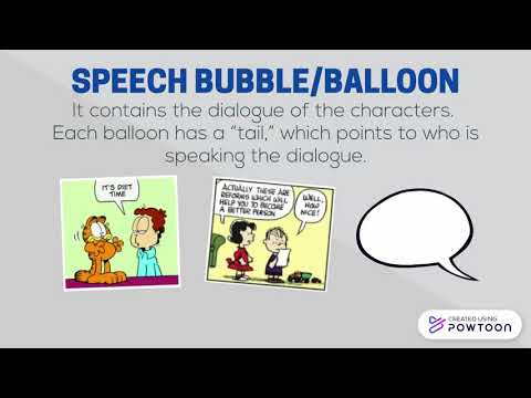 Elements of a comic strip