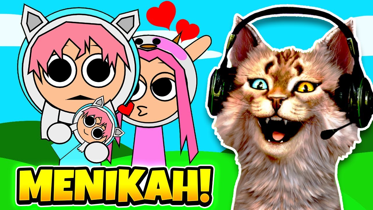 SPRUNKI YOUTUBER MENIKAH DAN PUNYA ANAK !!