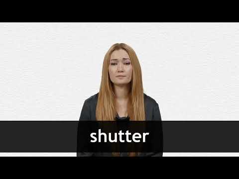 How to pronounce SHUTTER in American English
