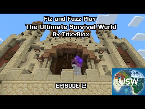 Let's Play Minecraft Coop: The Ultimate Survival World by TrixyBlox! (Ep 2)