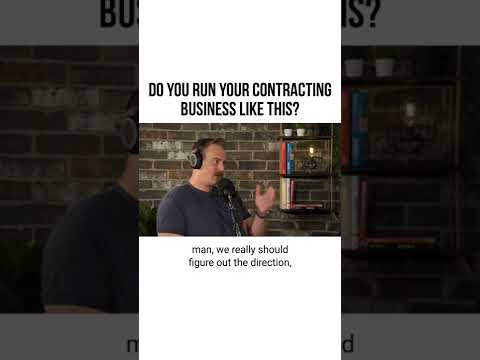 Do you Run Your Contracting Business Like This? #contractors #casestudy