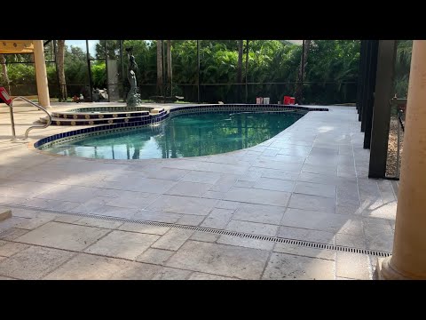 Sarasota Sealing Limestone / Non Slip for Travertine Deck