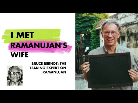 This Professor Met Ramanujan's Wife...