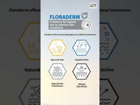 Floraderm: Cure Pyoderma & Hotspots in Dogs & Cats with This Formula! Solution for Skin Infections