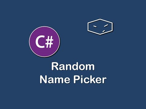 random name picker in c#