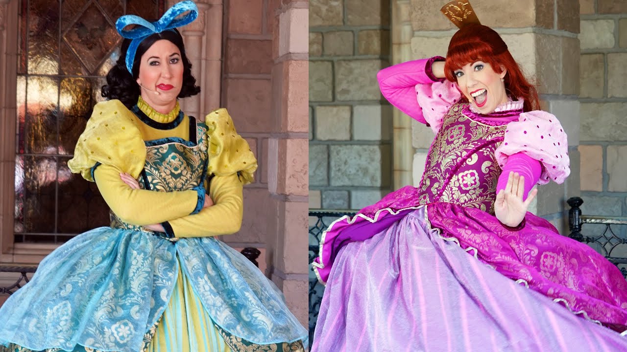 Cinderella Stepsisters Anastasia & Drizella Greet at Princess Fairytale Hall - Magic Kingdom 2021