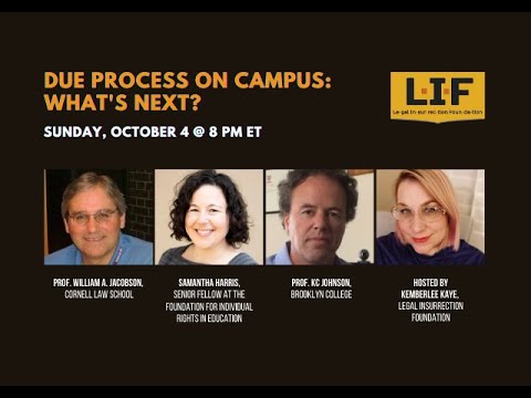 Live Event: Due Process on Campus: What's Next?