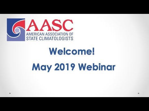 AASC May Webinar...meetings, mesonets and more (oh my!)