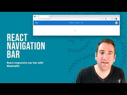 React Navigation Bar Tutorial with MaterialUI
