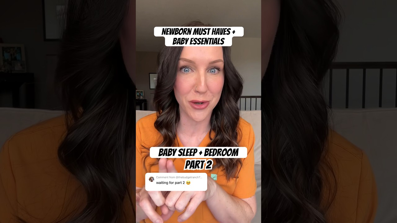 Baby registry and essentials for newborn sleep + nursery #babyregistry #babyessentials #babycaretips