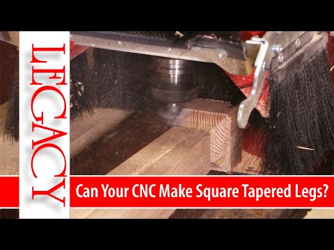 What is the Best & Fastest Way To Mill Square Tapered Spindles On CNC - The Legacy CNC Difference