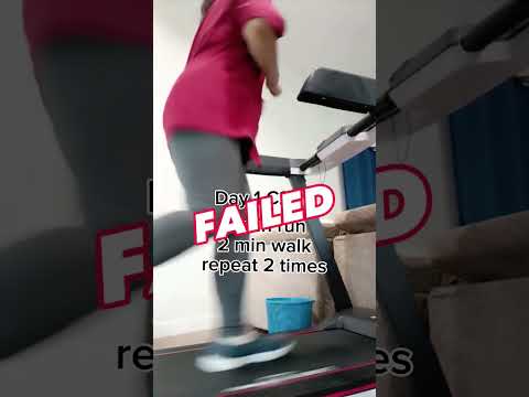 Day 1 C25K #c25k #weightlossjourney #weightloss #weightlossmotivation #workoutfail #workoutathome