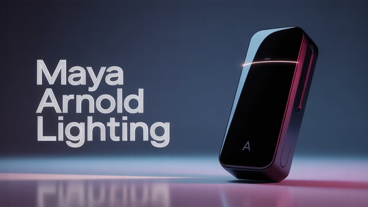 MAYA ARNOLD LIGHTING : PRODUCT LIGHTING Tutorial | maya Lighting tutorial