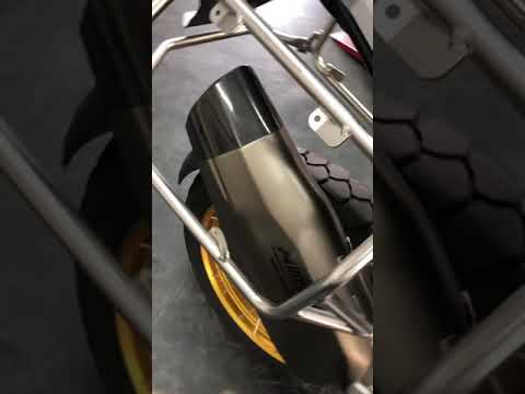 Slip on akrapovic gsa1250 (db killer removed) #shorts #bmwmotorrad