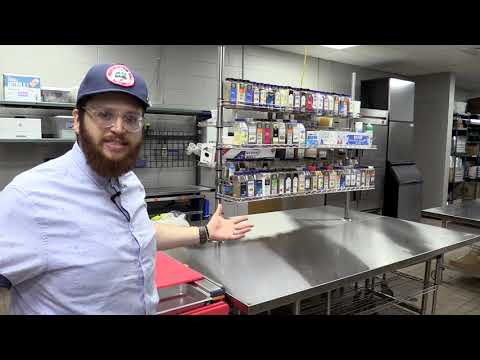 Kitchen Storage Makeover 2019 - Prep area with Matan