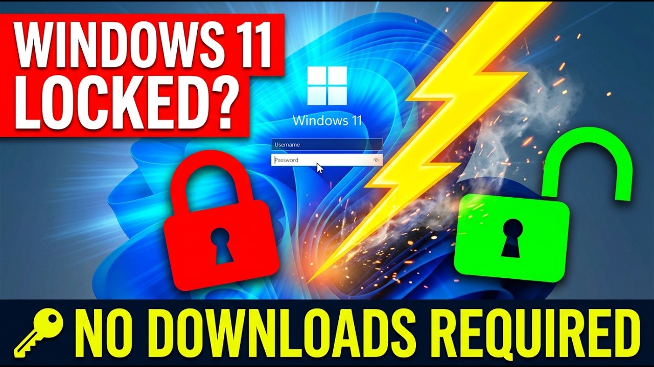 Password Reset Windows 11 Without Any Downloads!!!!