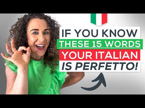 If you know these 15 HARD Italian Words, your Italian is AMAZING! (QUIZ + FREE PDF)